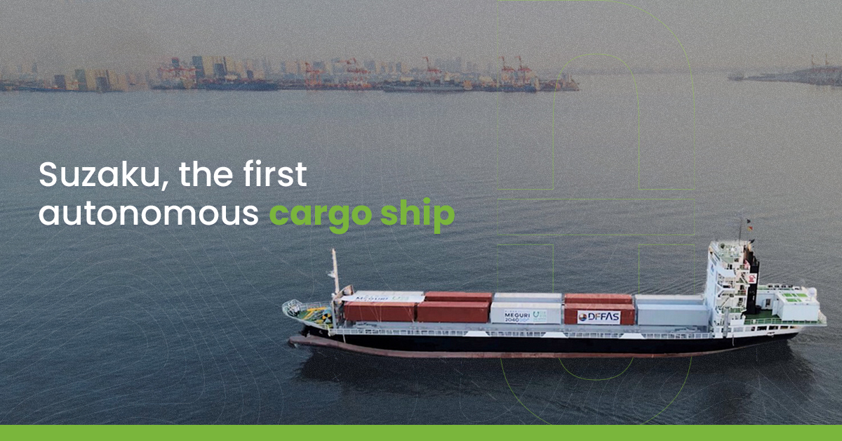 Suzaku, the first autonomous cargo ship - Onus Insurance
