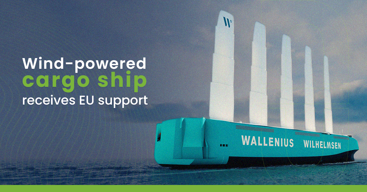 Wind-powered cargo ship receives EU support - Onus