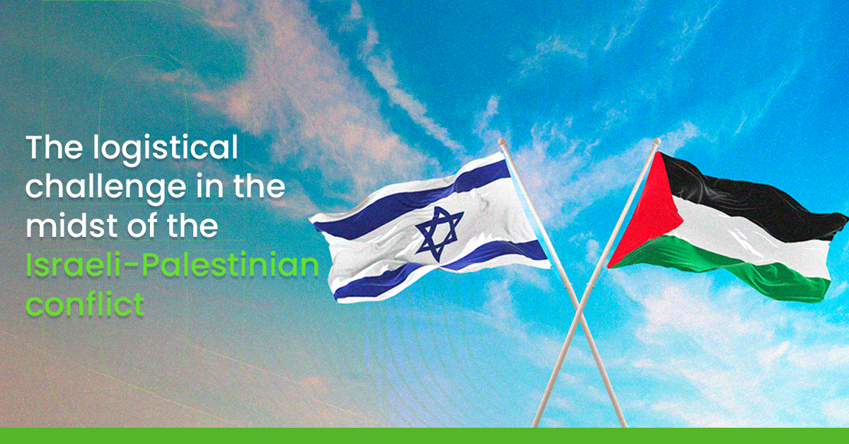 The logistical challenge in the midst of the Israeli-Palestinian conflict