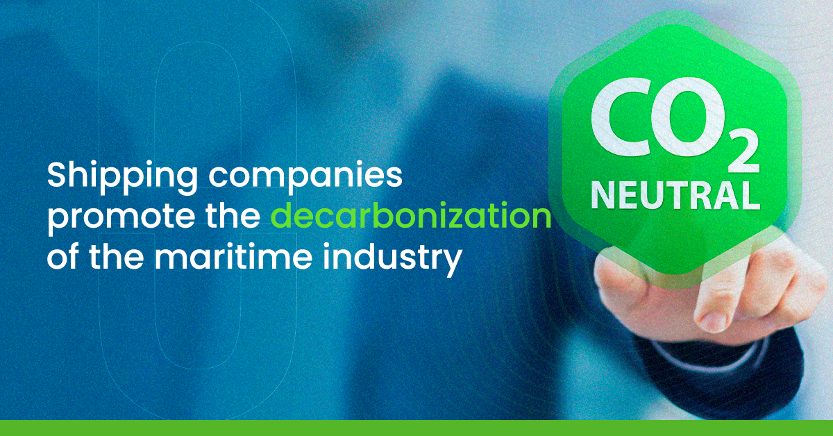 Shipping companies promote the decarbonization of the maritime industry